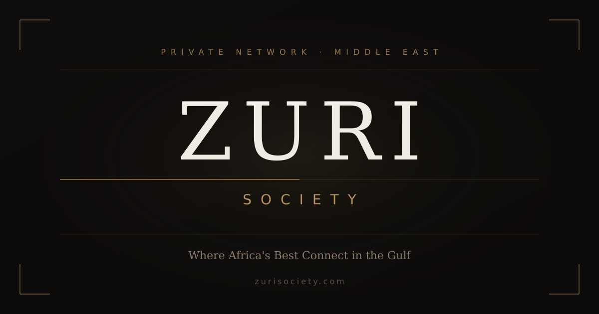 Zuri Society. Private Network for Africans in the Gulf